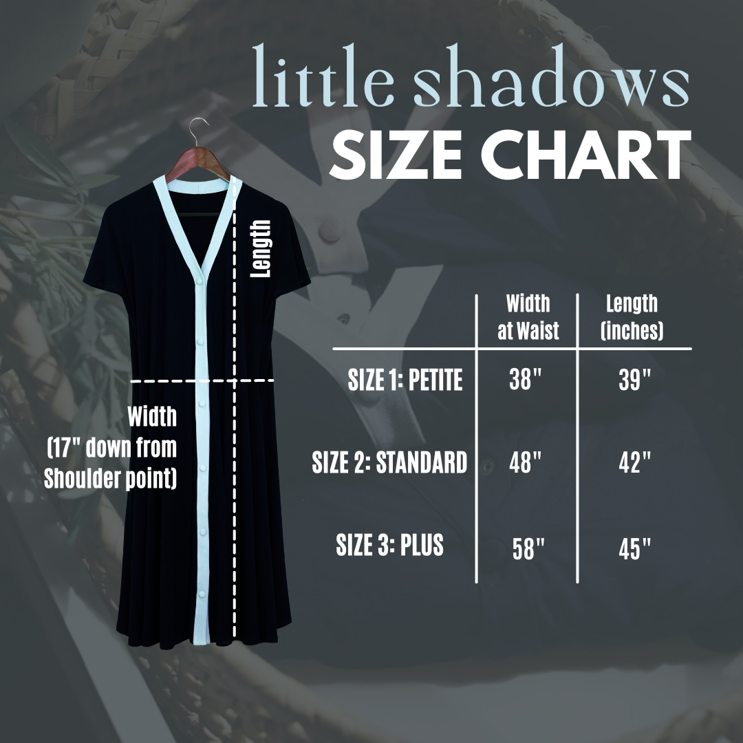 Luxe Labor & Delivery Gown - Epidural Access Hospital Alternative – Little Shadows