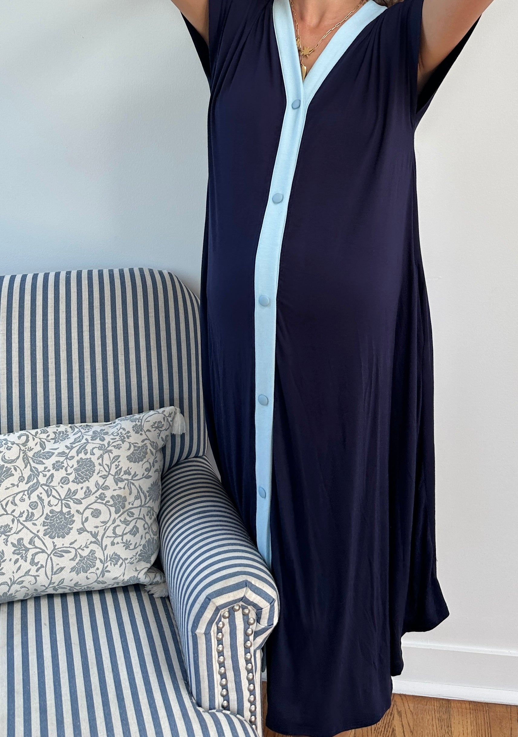 Hospital Gown Alternative: Little Shadows Luxe Labor & Delivery Gown